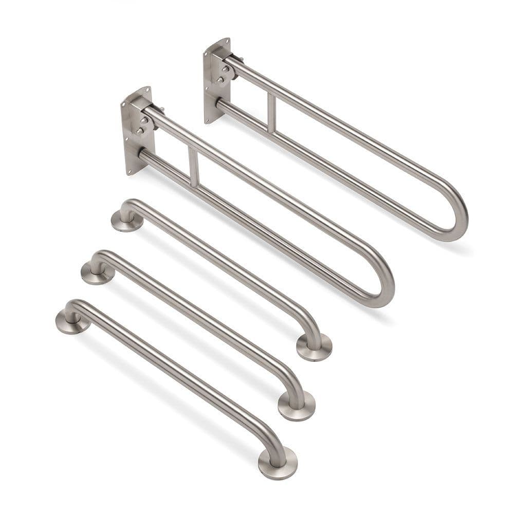 HL560BN CLASSIC DISABLED SHOWER GRAB RAIL KIT - Brushed Nickel