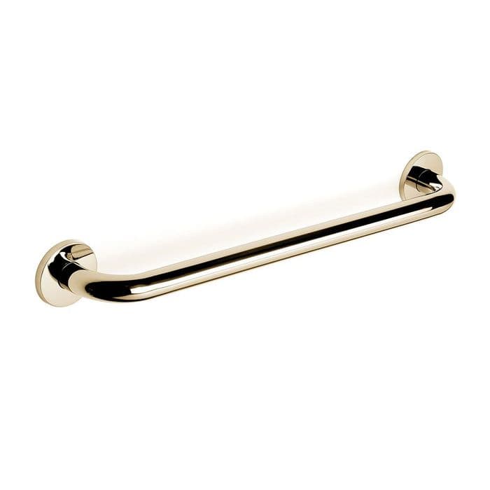 HL530BR Classic Disabled Toilet Grab Rail Kit - Polished Brass