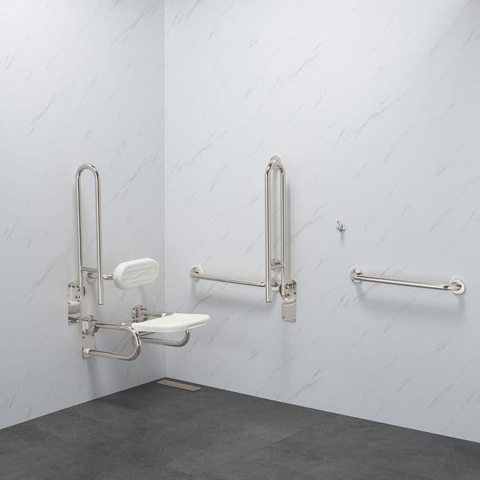 Classic DOC M / DDA Disabled Shower Pack - Polished Nickel