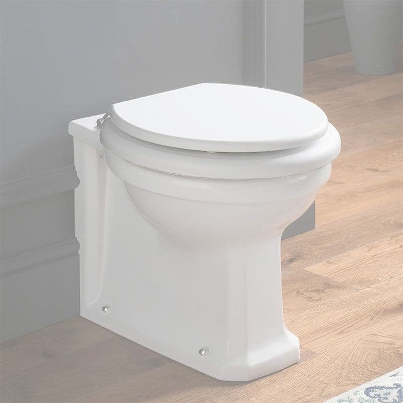 Classic White Toilet Seat