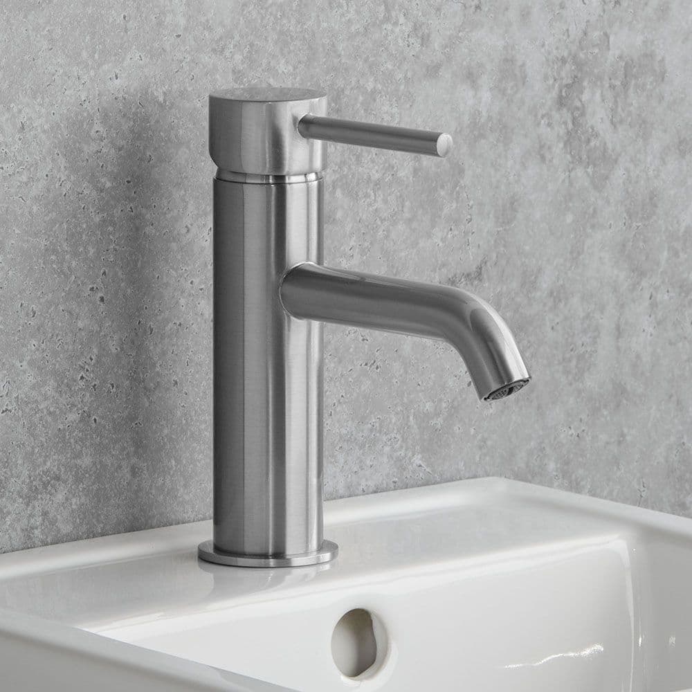 Contemporary Disabled Doc M Close-Coupled Toilet Pack - Brushed ...
