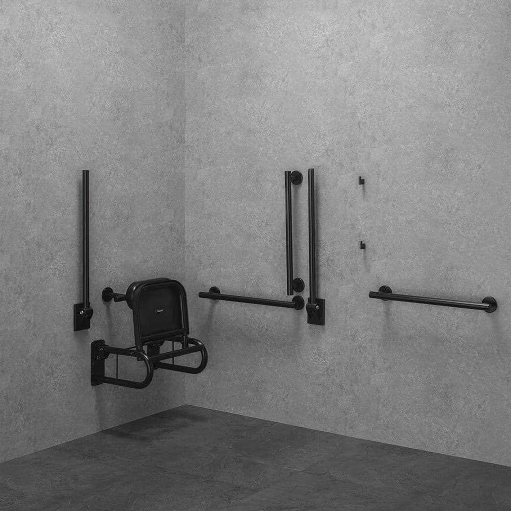 DELUXE MODERN DOC M DISABLED CHANGING ROOM PACK- MATT BLACK