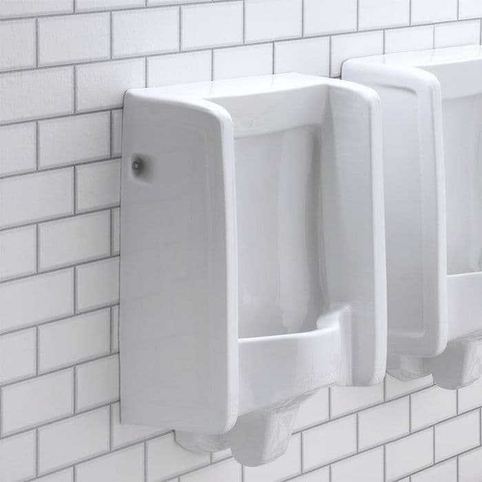 Back Inlet Ceramic Wall Mounted Urinal - Florida By Healey & Lord
