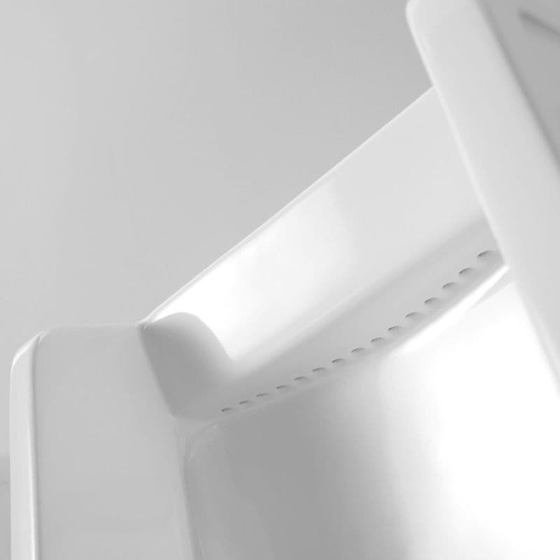 Top Inlet Ceramic Wall Mounted Urinal - Florida By Healey & Lord