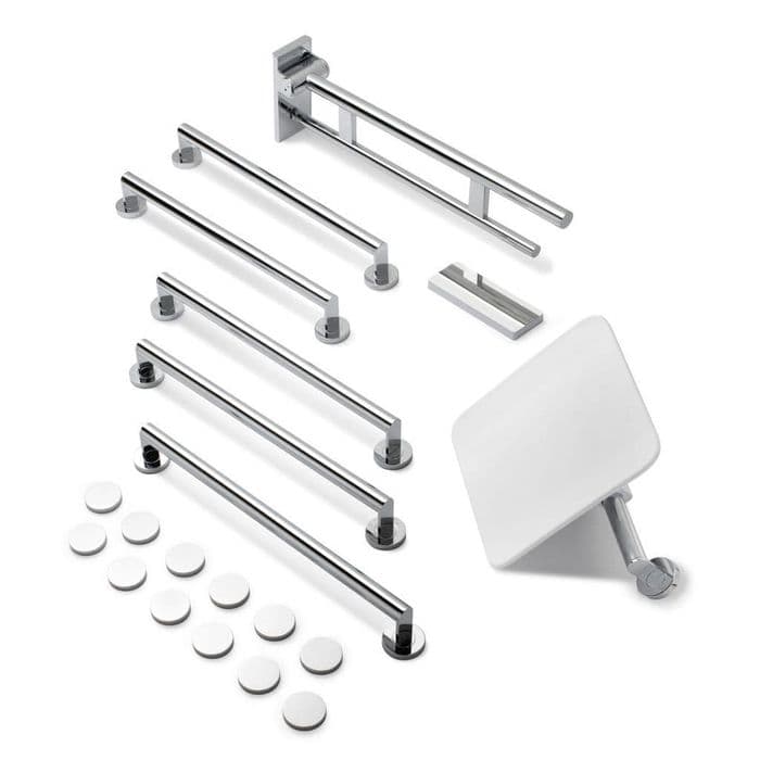 Hotel & Care Removable DDA Collection Back to Wall / Wall Hung Rail ...