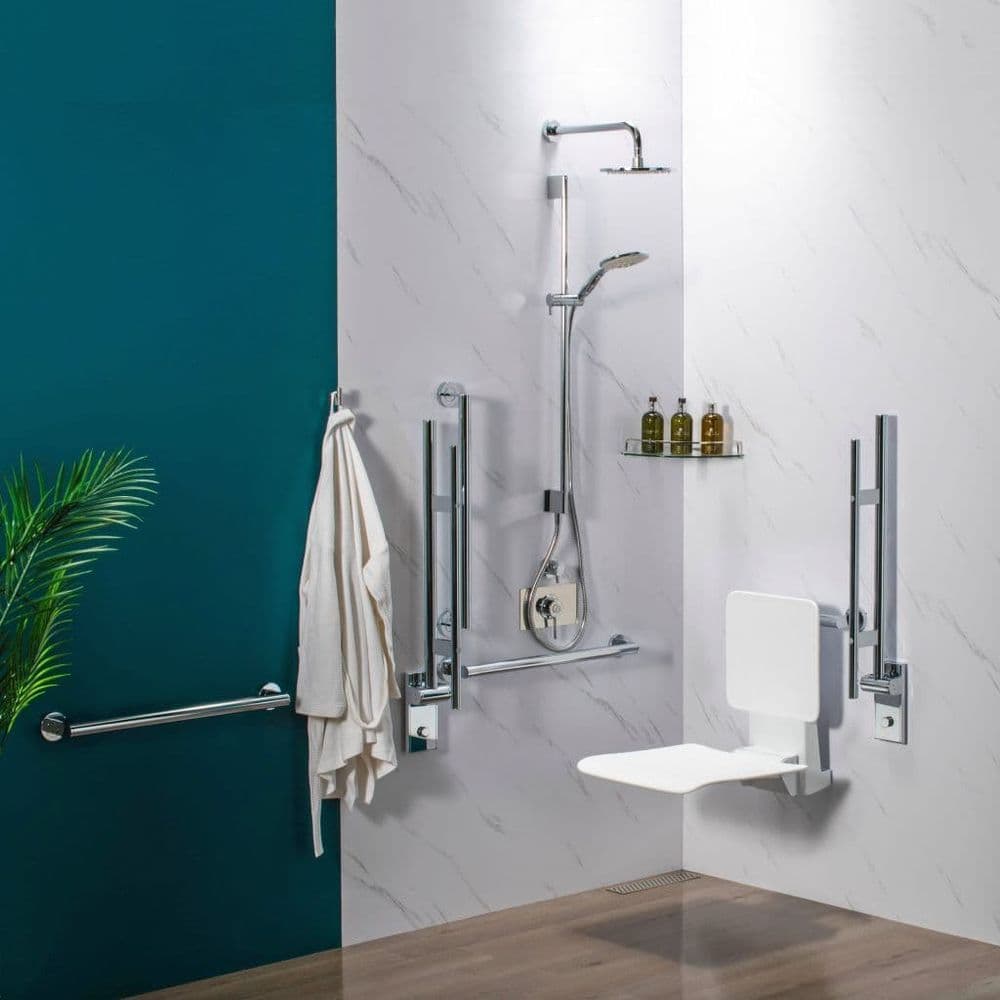 Hotel & Care Removable DDA Collection Shower Pack in Chrome