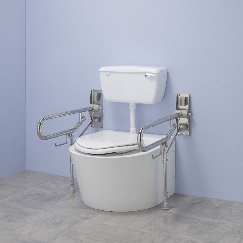 Low Level Bariatric Toilet Pack - Stainless Steel