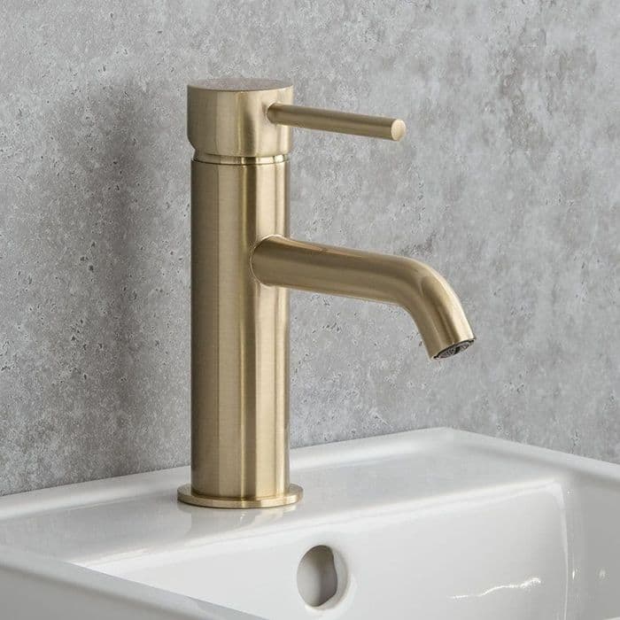 Luxury Disabled Doc M Close-Coupled Toilet Pack - Brushed Brass