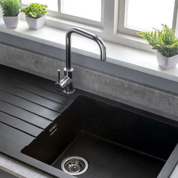 Healey & Lord Modern Collection Deck-Mounted Monobloc Kitchen Mixer Tap ...