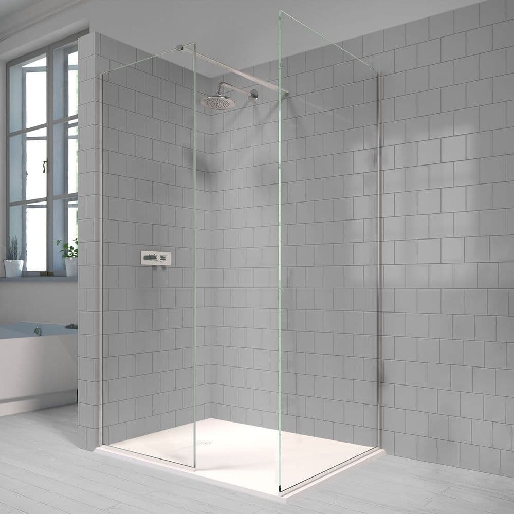 Healey & Lord Modern Collection Walk-In Shower Enclosure with Return Panel