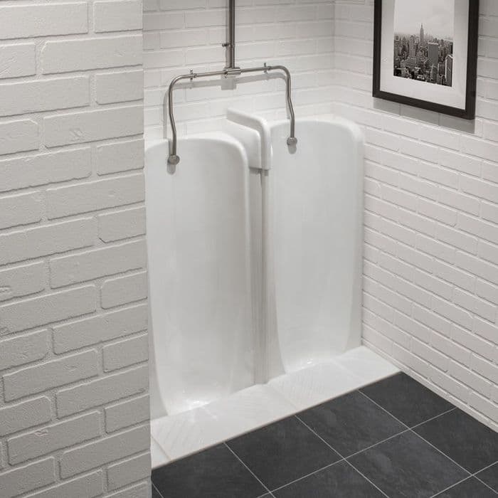 Niagara Fused Run Urinal With Exposed Cistern Flush Kit