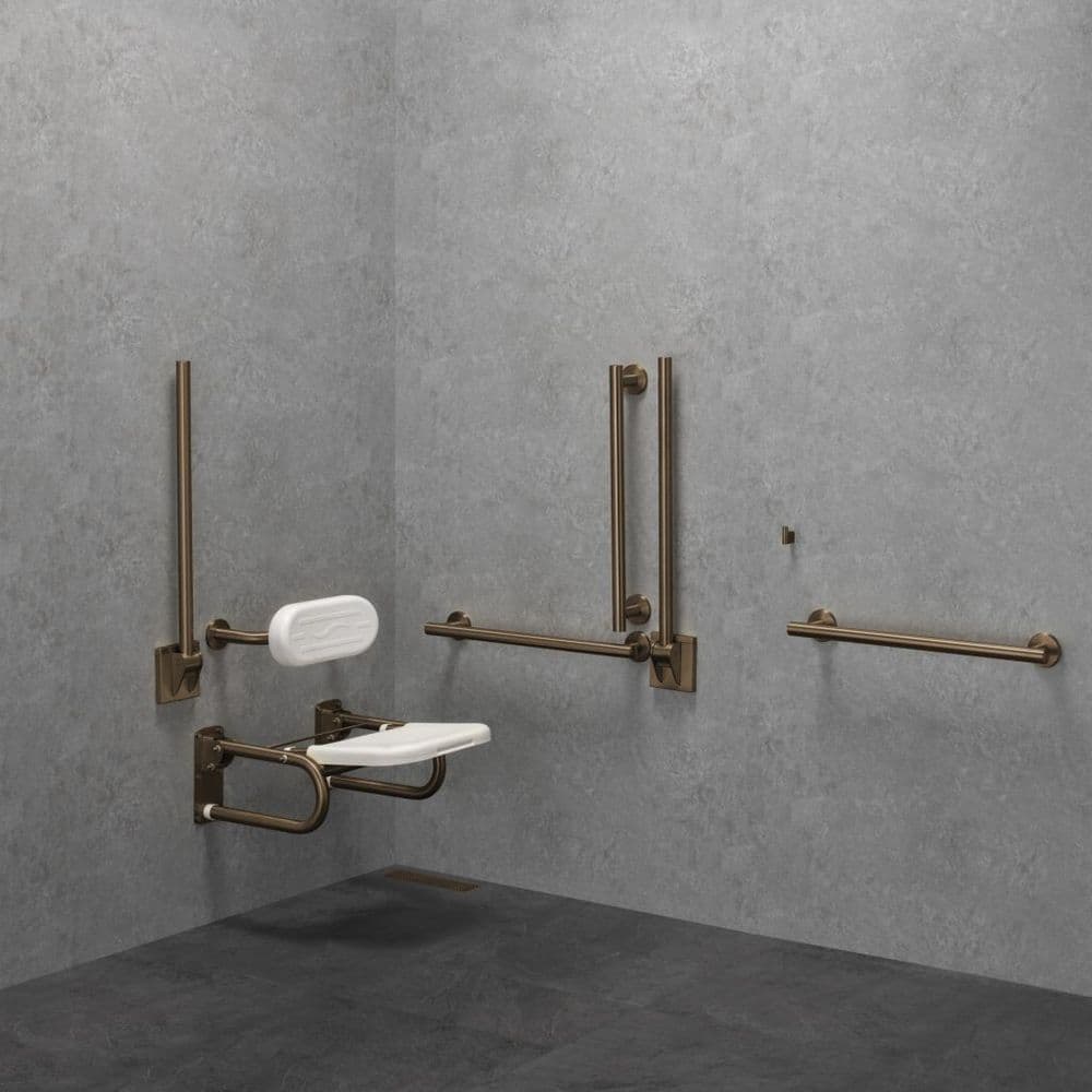Urban DOC M / DDA Disabled Shower Pack - Brushed Bronze
