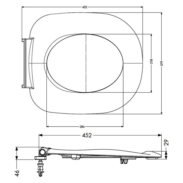 Commercial Close Coupled Disabled Doc M Toilet Pack - Polished ...