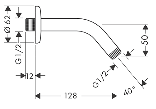 Commercial Doc M / DDA Shower Pack with Concealed Shower Valves - Matt ...
