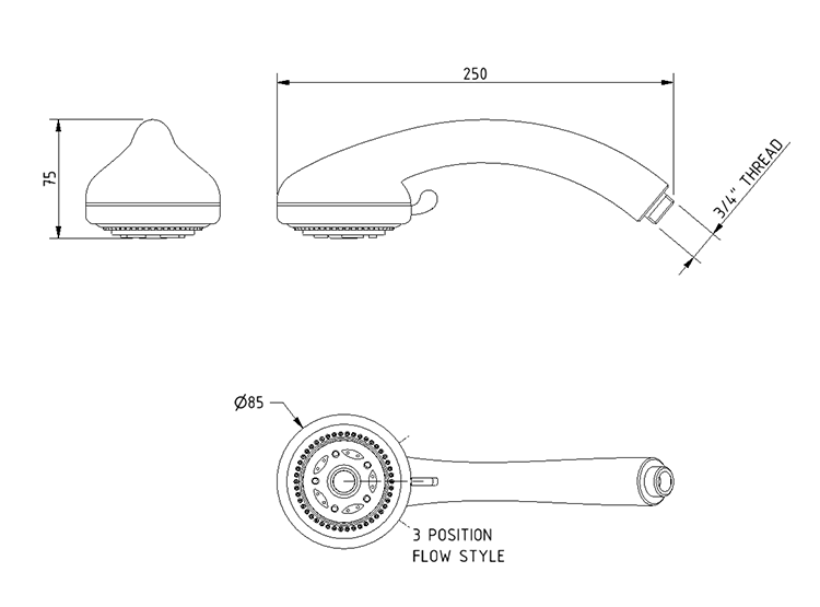 Budget DOC M Disabled Shower Room Pack With Exposed Valves & Curtains ...
