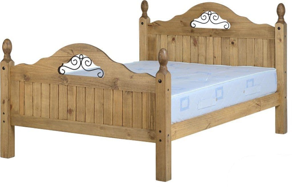 Corin Double Scroll Bed