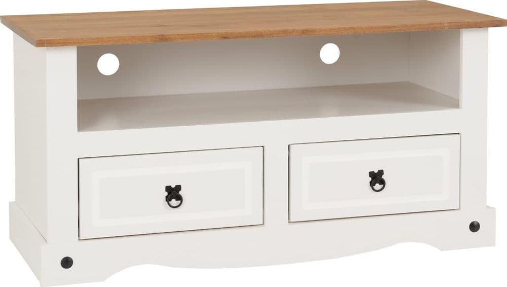 Corin White Flat Screen TV Unit