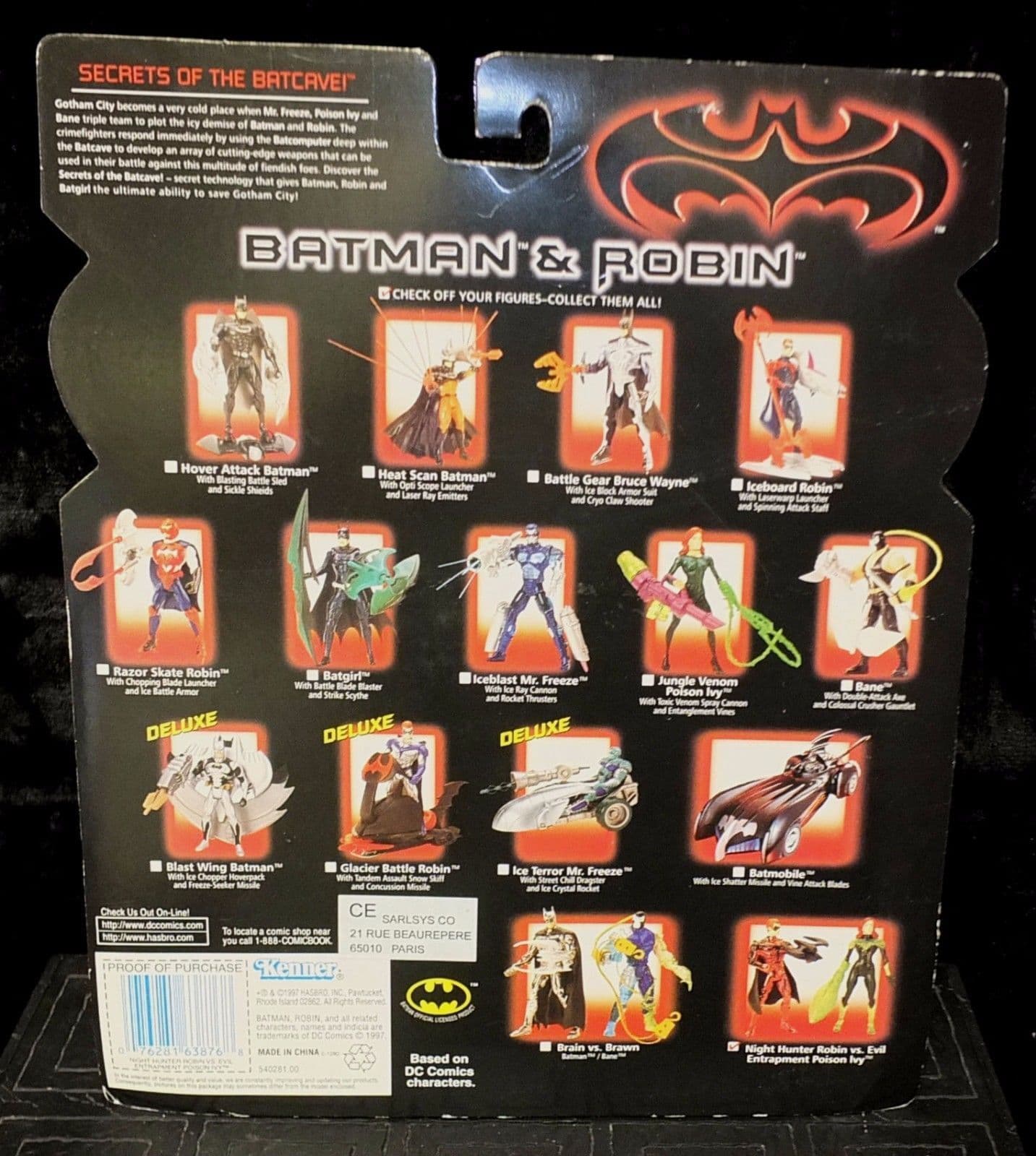 Batman & Robin Night Hunter Robin Vs Evil Entrapment Poison Ivy Vintage ...