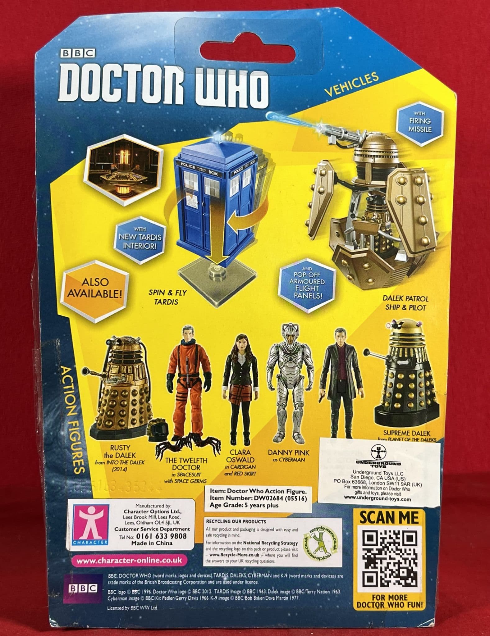 Doctor Who 3 75" Action Figure Wave 4 The Twelfth Doctor Spacesuit ...