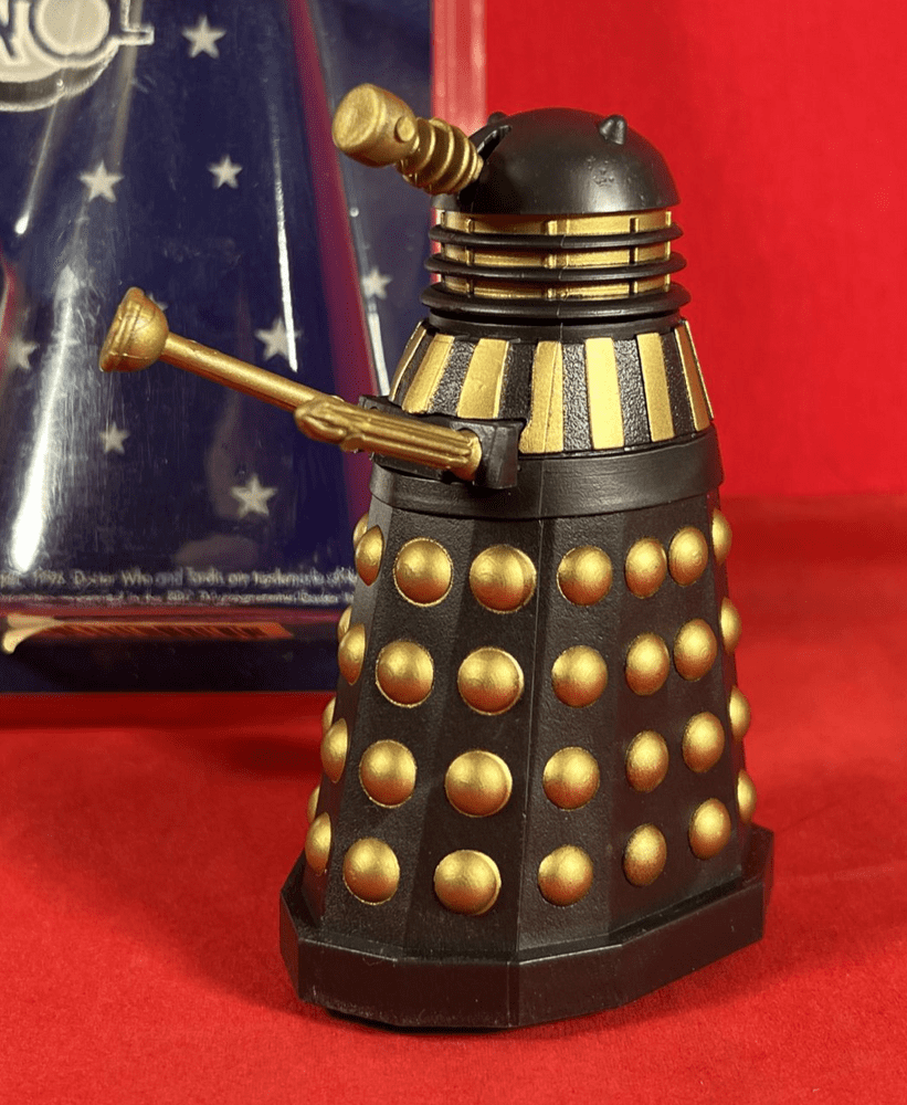 Doctor Who Dapol Blue Clamshell Black/Gold Dalek - Figure