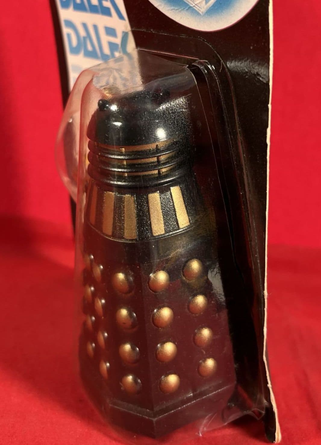 Doctor Who Dapol Original Card Black/Gold Dalek - Figure - Opened