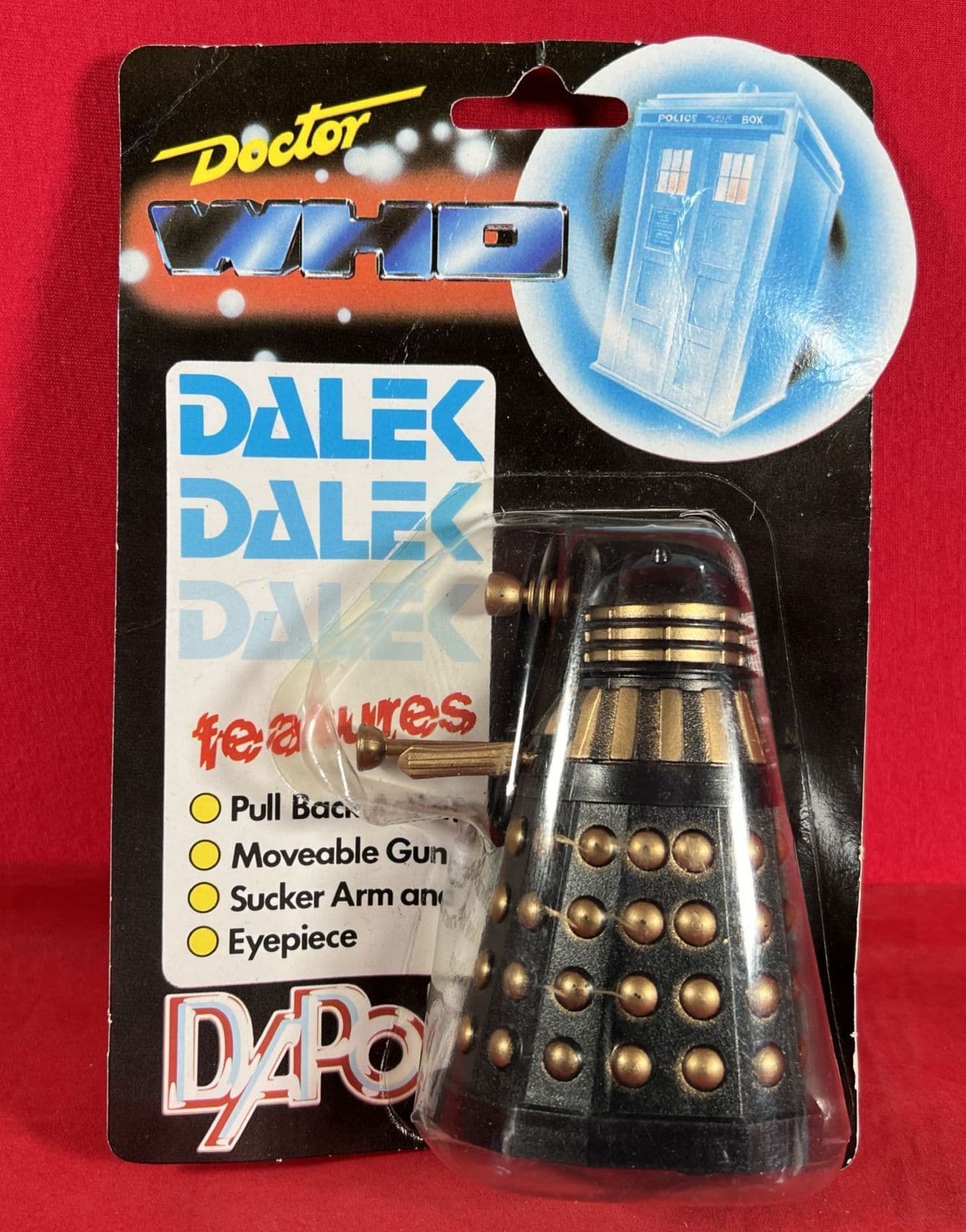 Doctor Who Dapol Original Card Black/Gold Dalek - Figure - Opened