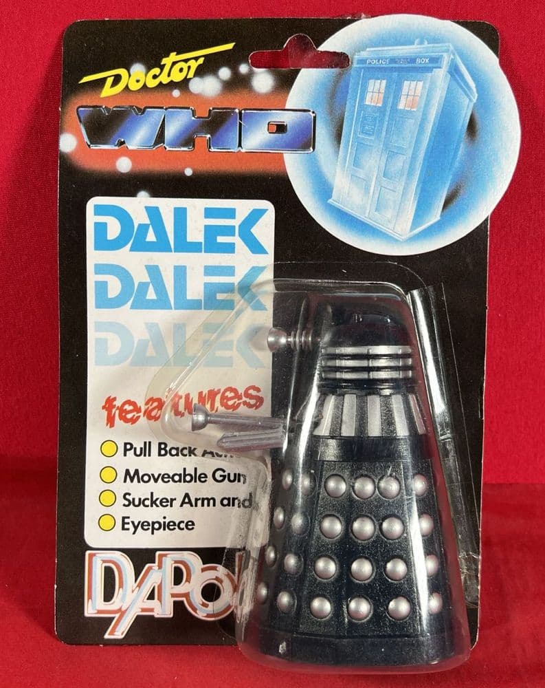 Doctor Who Dapol Original Card Black/Silver Dalek - Figure - Resealed A