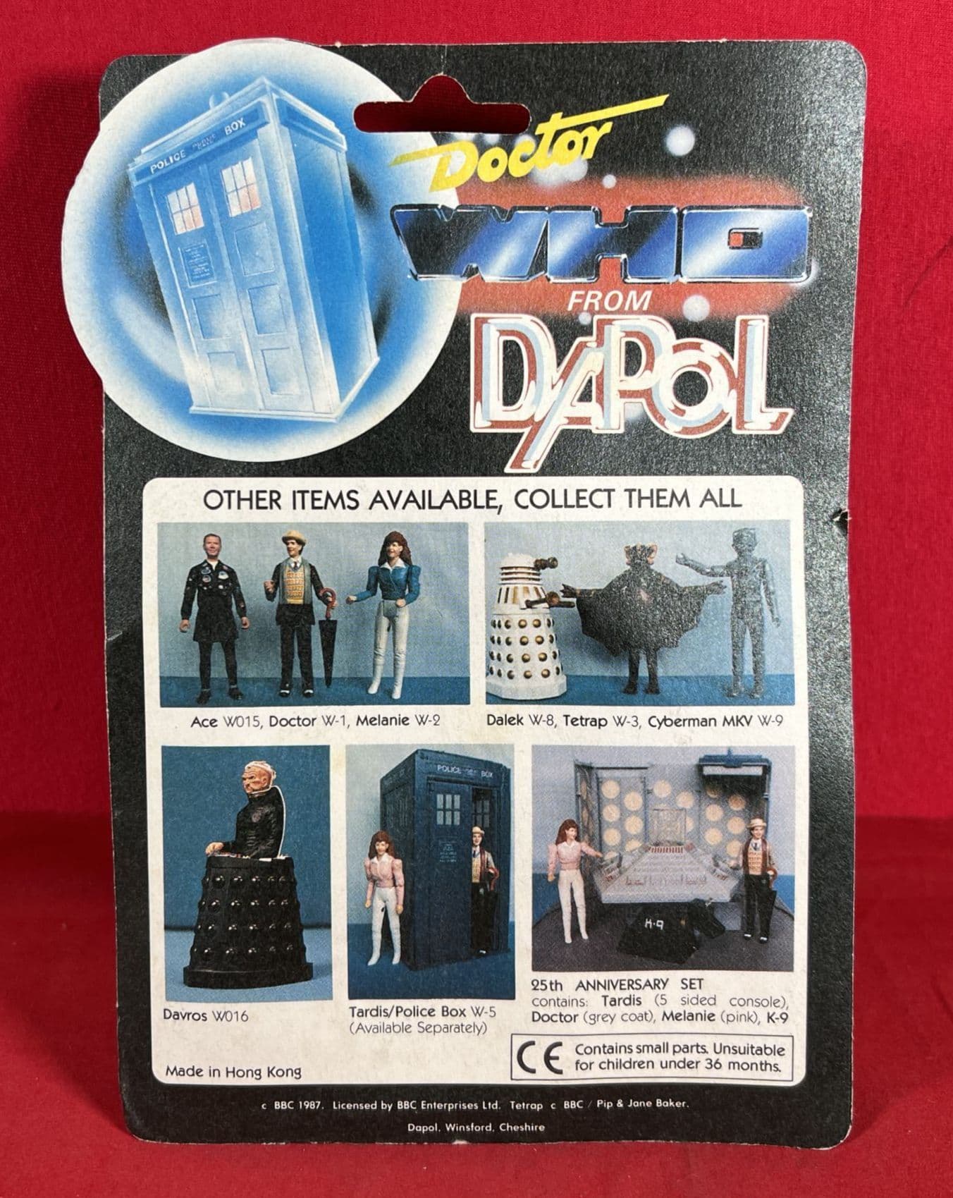 Doctor Who Dapol Original Card Davros - Figure - Sealed A