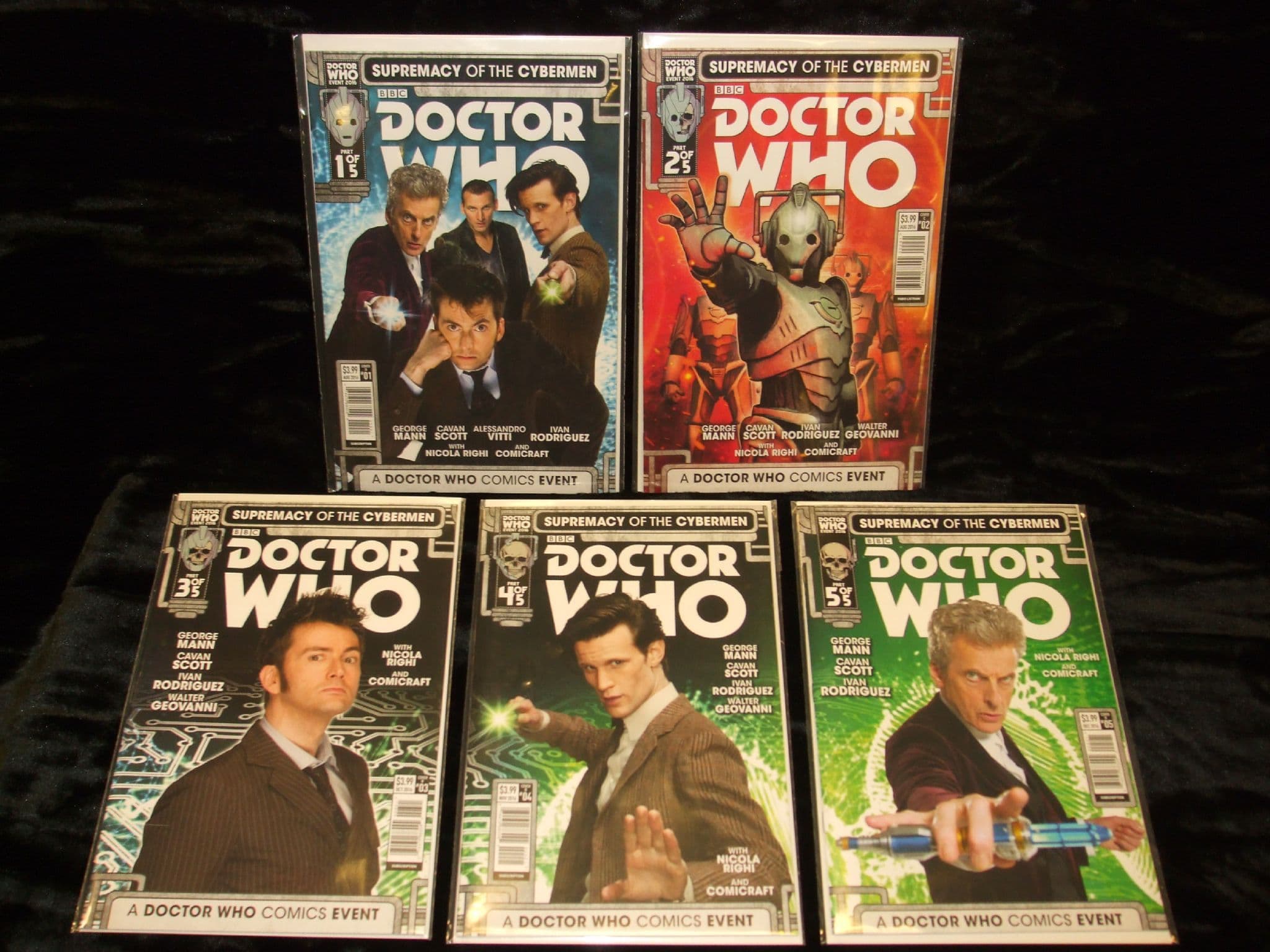 Doctor Who Supremacy of the Cybermen - Full Set of 5 Comics