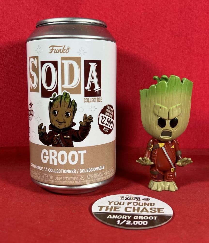 Funko Soda Groot - Angry Groot 1/2000 Chase Variant