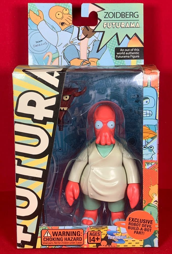 Futurama Zoidberg - With Robot Devil Build-A-Bot Part - Complete Boxed ...