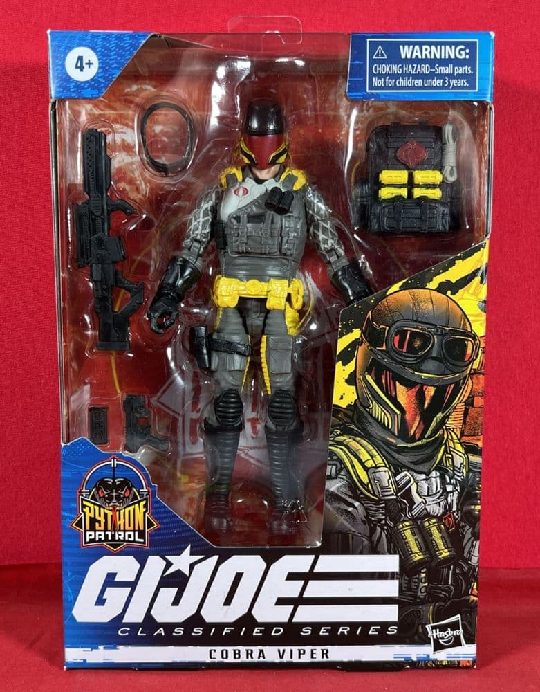 G I Joe Classified Python Patrol Cobra Viper - Sealed in Box A
