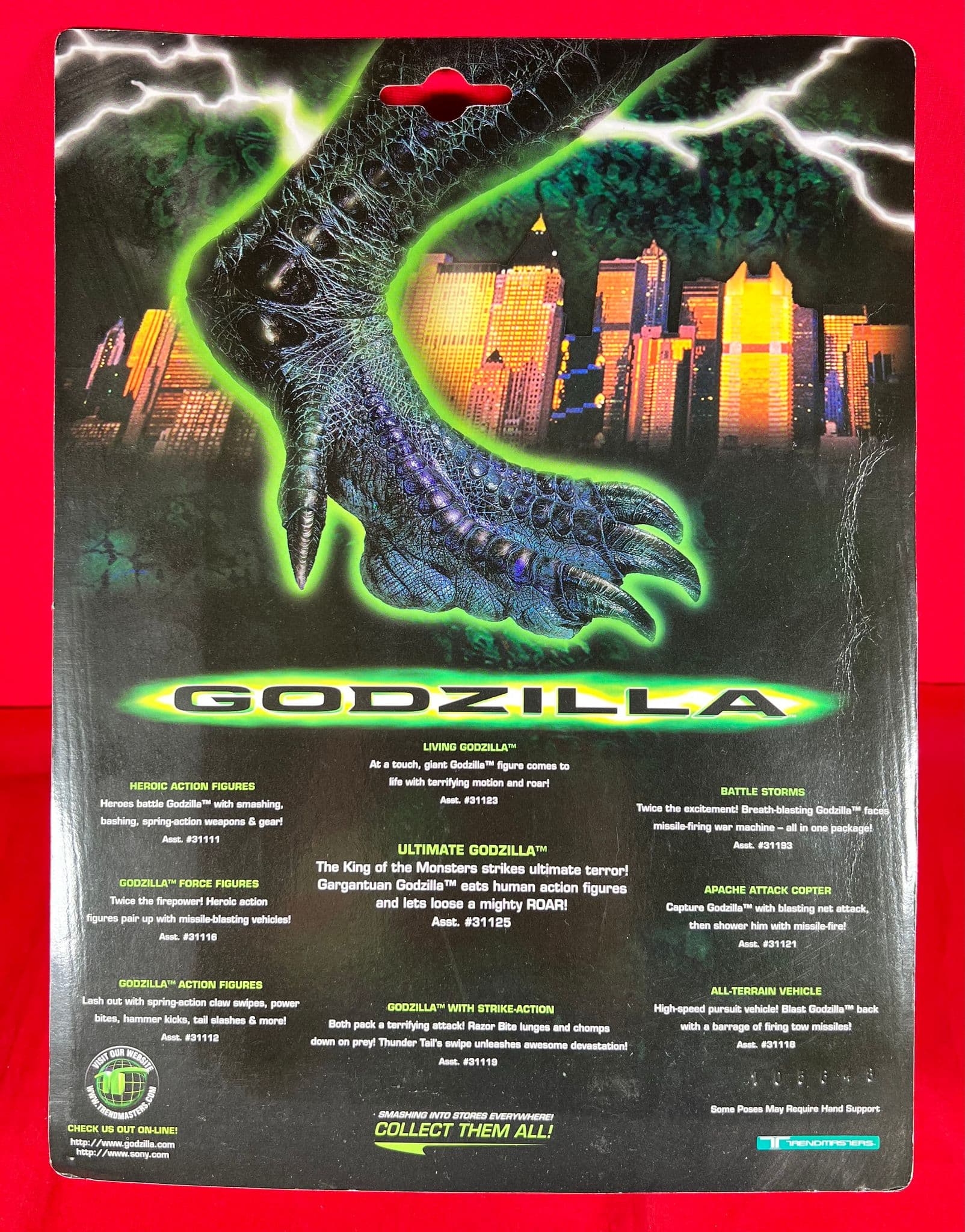 Godzilla Monster Claw Baby Godzilla Hatchling - Action Figure - Sealed ...