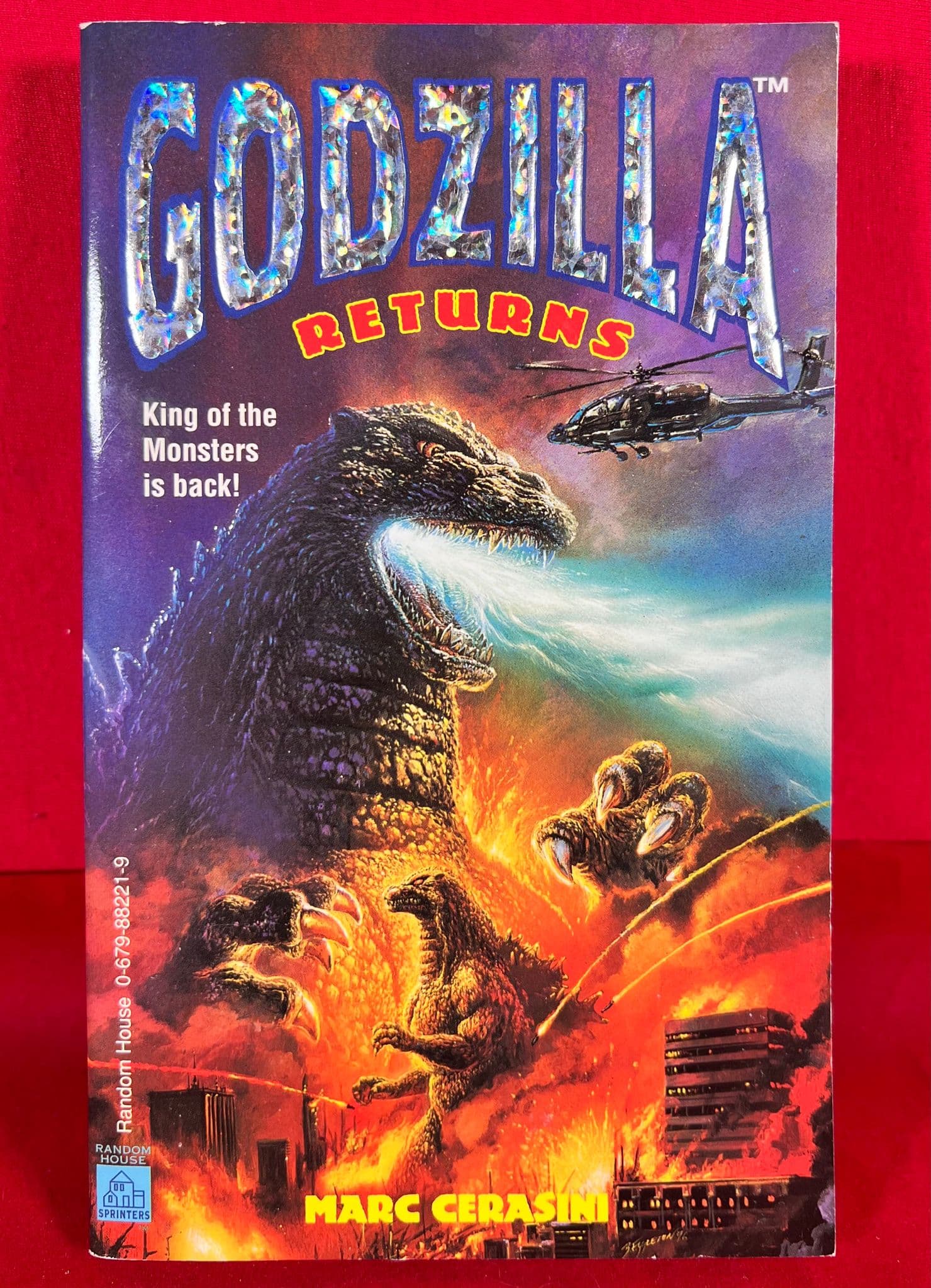 Godzilla Novels By Marc Cerasini - Complete Set of 4 - Very Rare