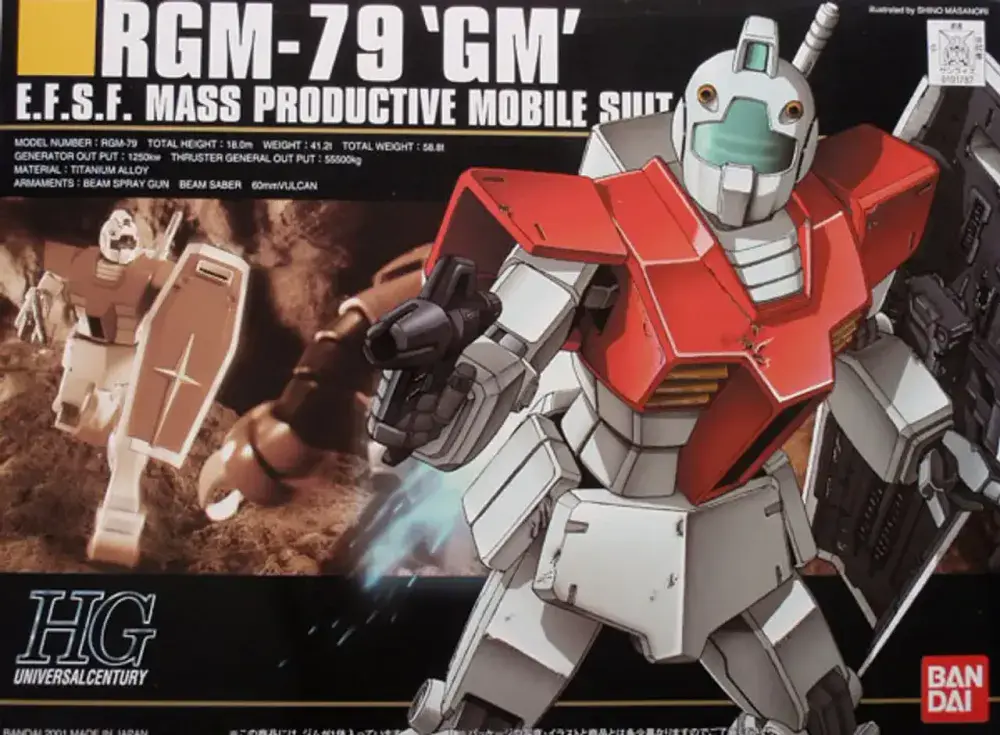 Gundam RGM-79 GM Mass Productive Mobile Suit - HG 1/144