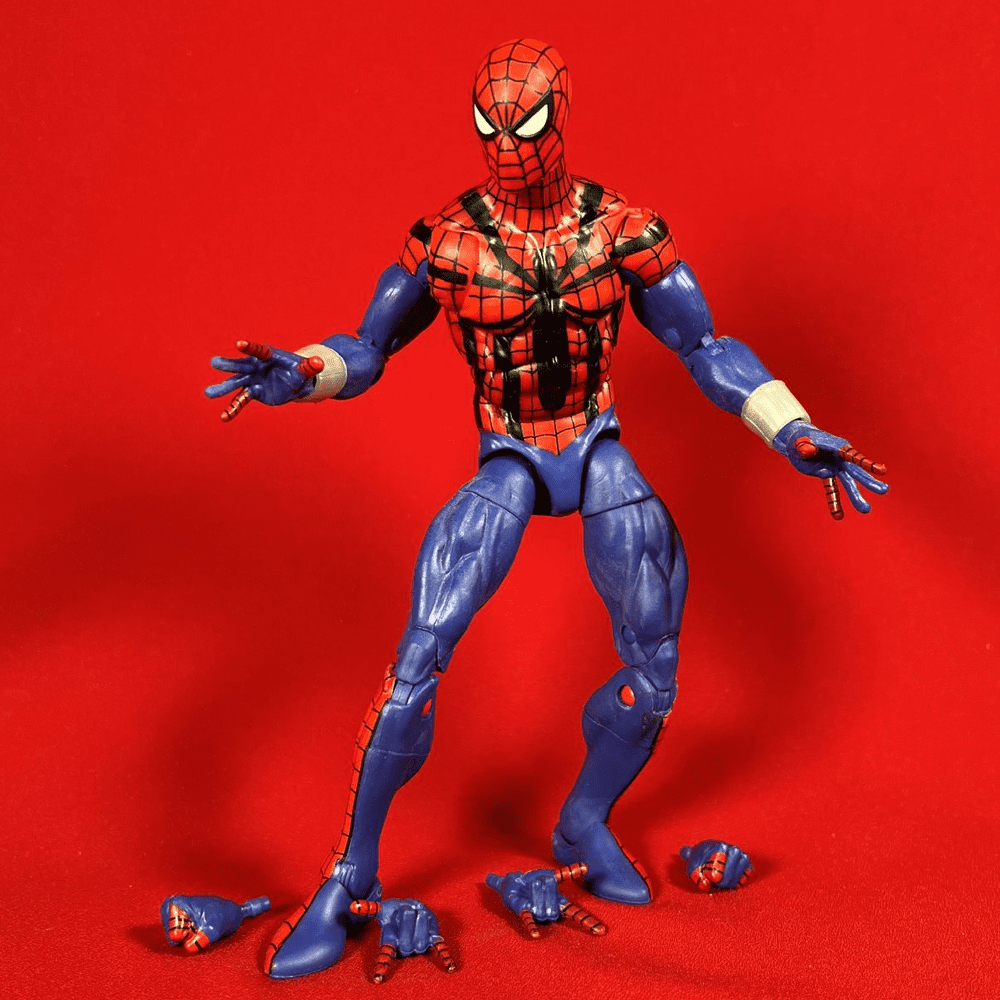 Marvel Legends Retro Spider-Man Ben Reilly Spider-Man - Complete Loose ...