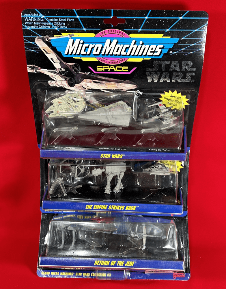Micro Machines - Star Wars Original Trilogy Set of 3 x 3-Packs - Sealed ...