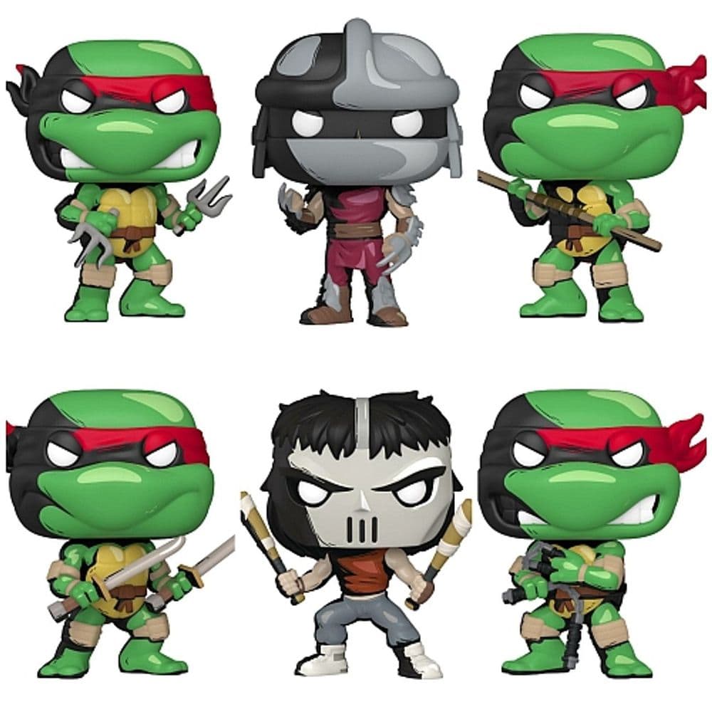 Pop Comics 31 to 36 Teenage Mutant Ninja Turtles Full Set of 6 Funko ...