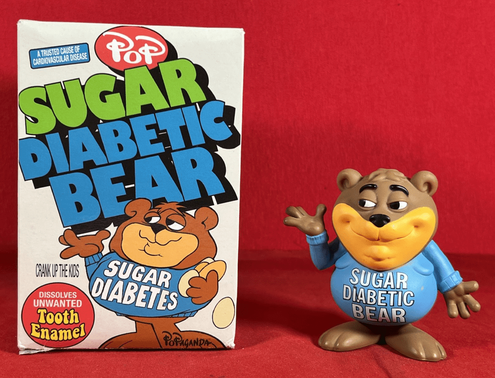 Popaganda Cereal Killers Sugar Diabetic Bear - 3-Inch Vinyl Mini Toy ...