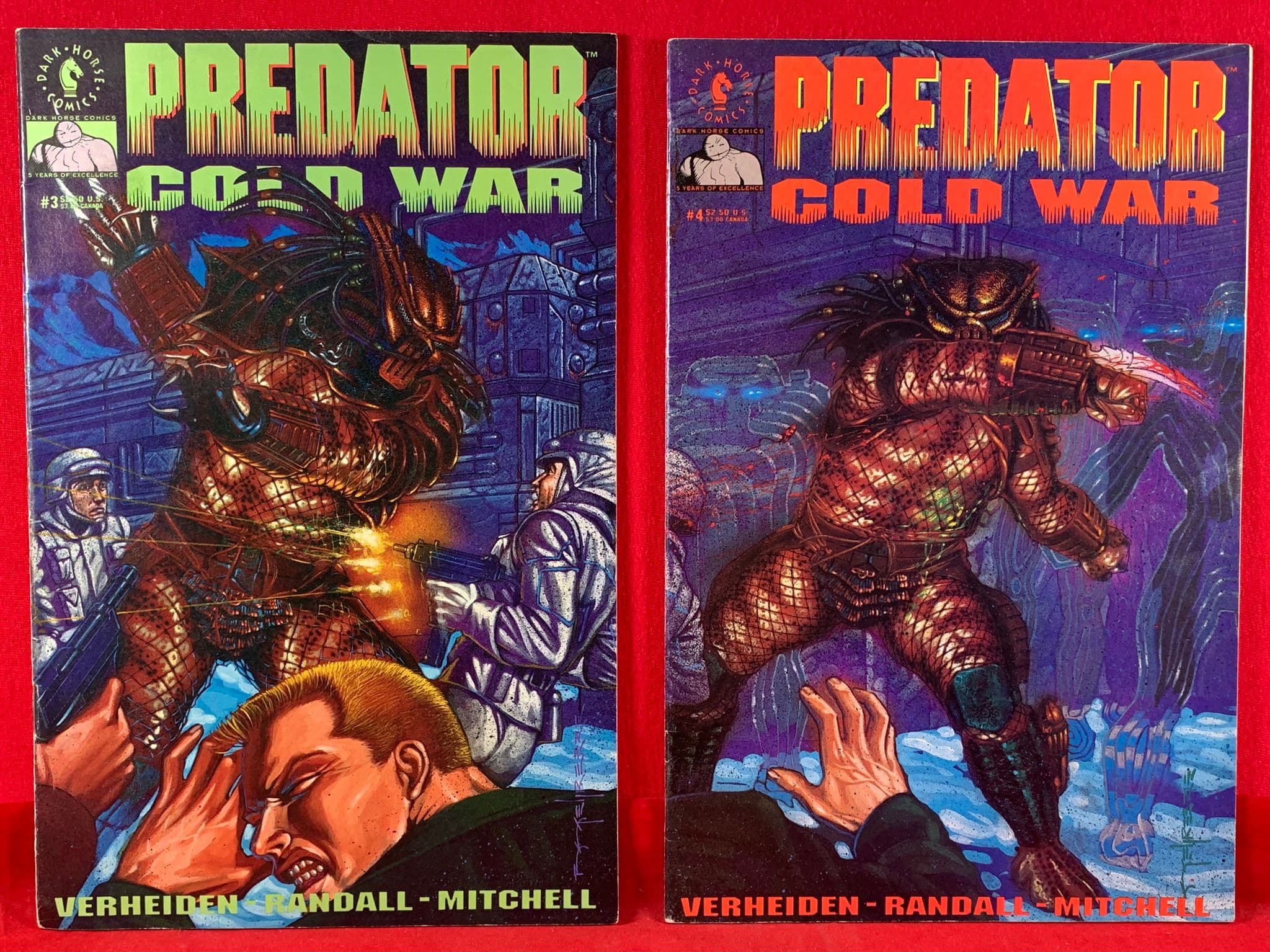 Predator Cold War - Issues 1 to 4 - Full Set of 4 Comics