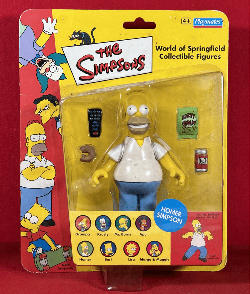 Simpsons World of Springfield Homer Simpson - Action Figure - Sealed on ...