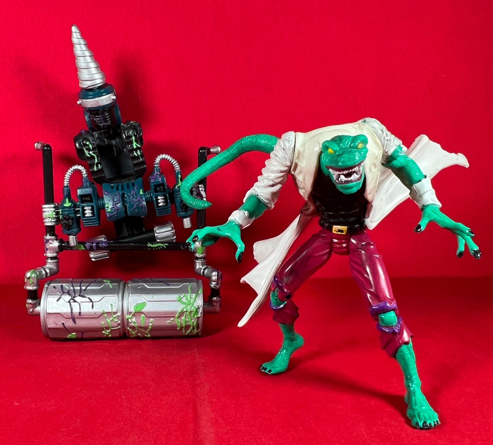 Spider-Man Web Force Spider-Smash Lizard - Complete Loose Action Figure
