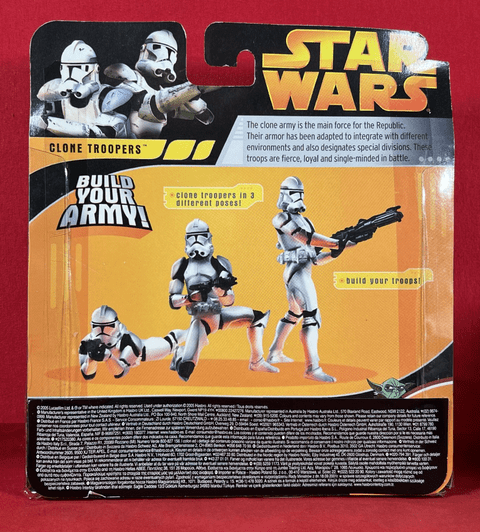 Star Wars Revenge of the Sith Clone Trooper Army Red - Sealed on Card