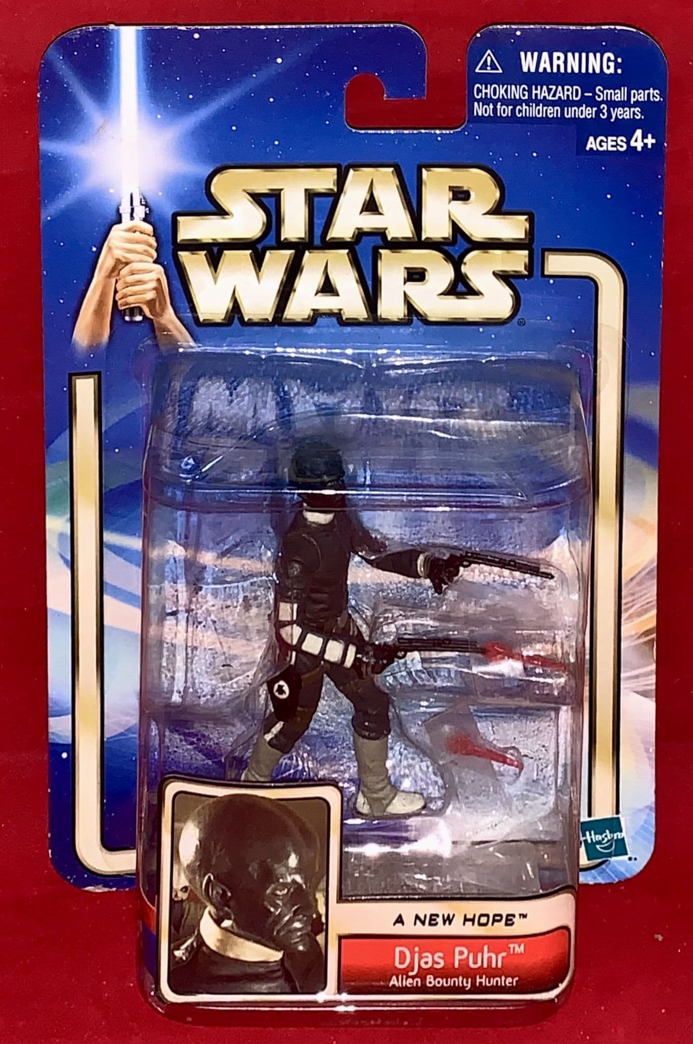 Star Wars Saga ANH Djas Puhr Alien Bounty Hunter - Sealed on Card