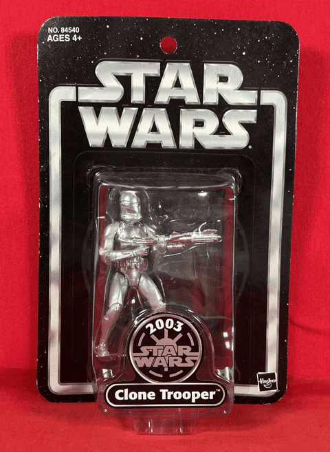 Star Wars Saga Series Silver Clone Trooper - Toys R Us Exclusive ...