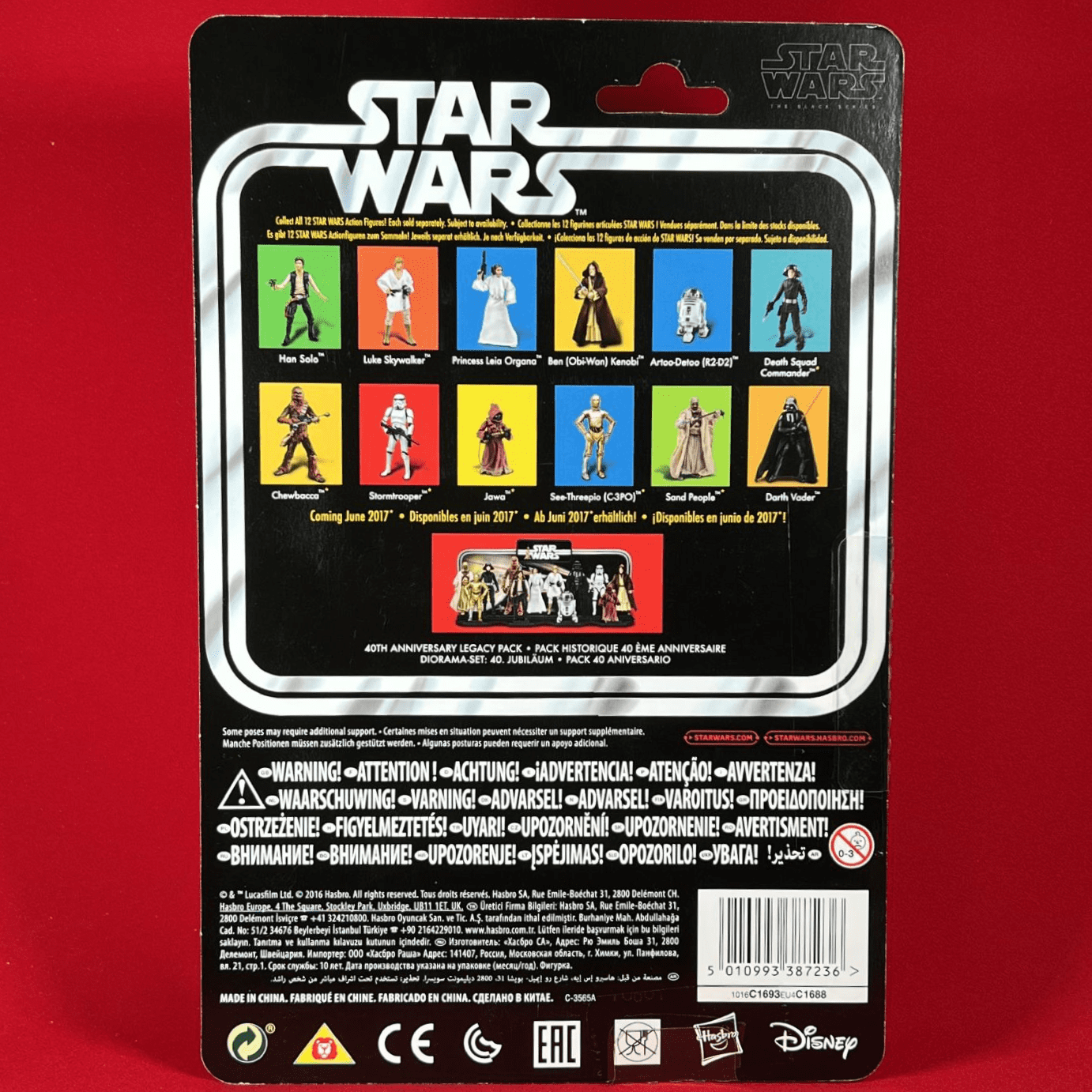 Star Wars The Black Series ANH 40th Princess Leia Organa - Sealed on Card