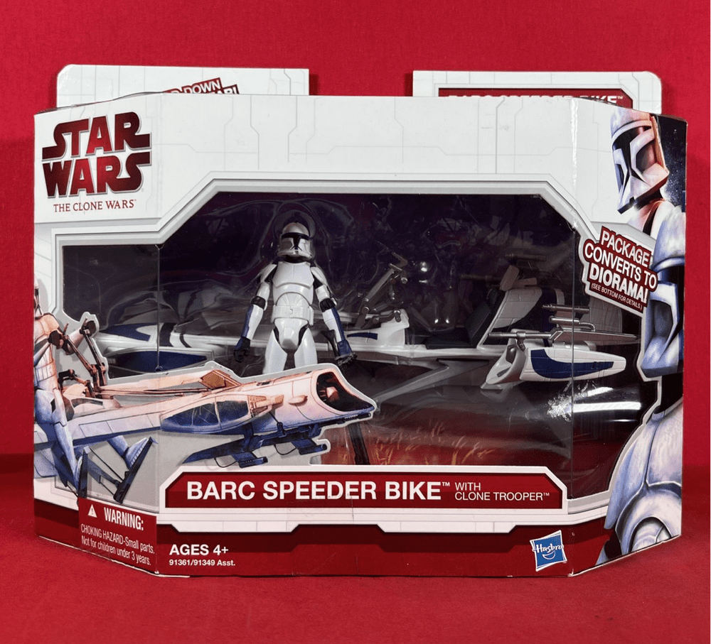 Star Wars The Clone Wars Barc Speeder with Clone Trooper - Sealed in Box