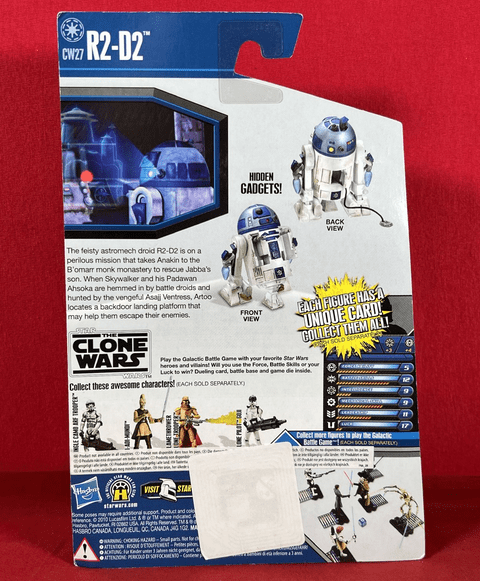 Star Wars The Clone Wars Blue Card R2-D2 - Sealed on Card