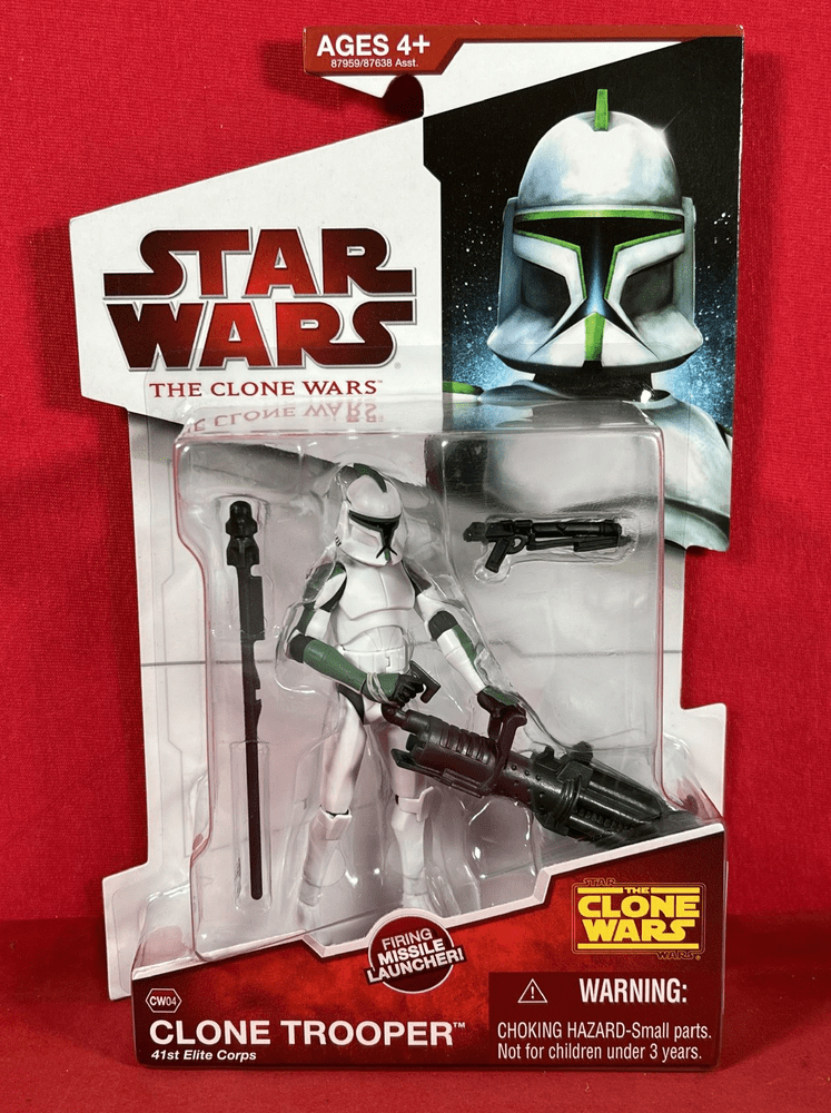 Star Wars The Clone Wars Red Line Clone Trooper 41st Elite Corps ...