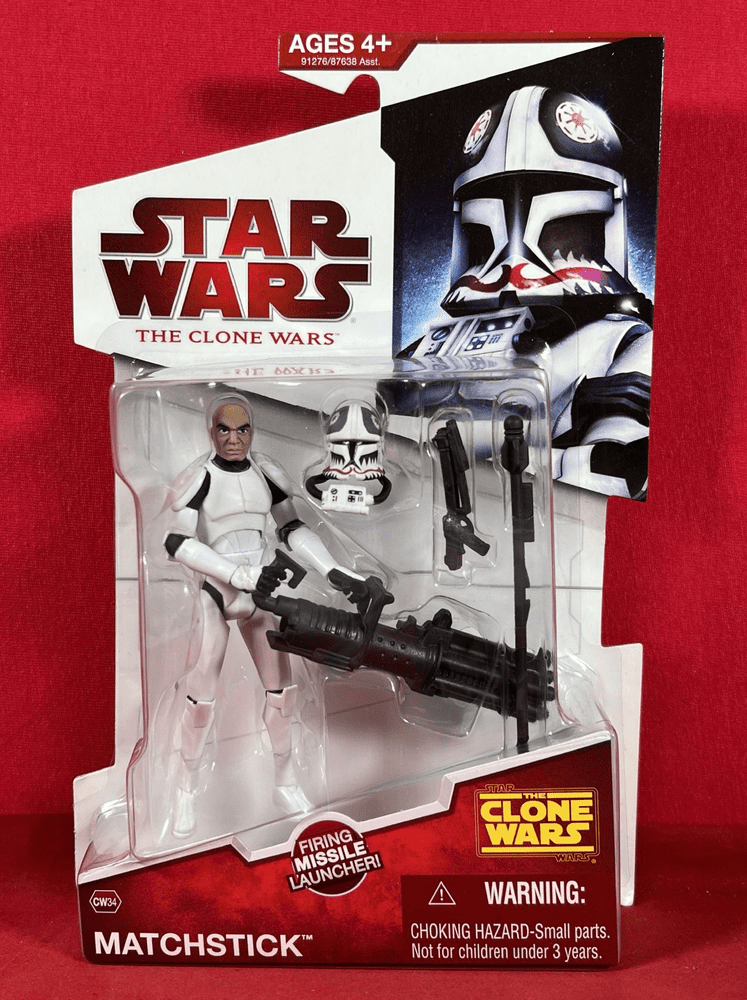 Star Wars The Clone Wars Red Line Matchstick - Sealed on Card